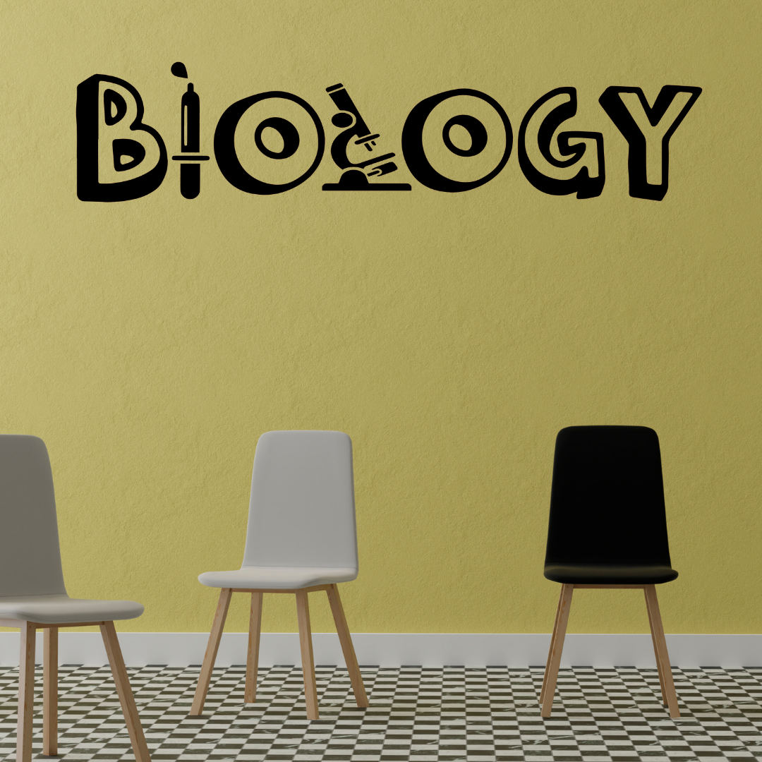 Biology decal, Biology Teacher, Classroom door Decal – The Artsy Spot