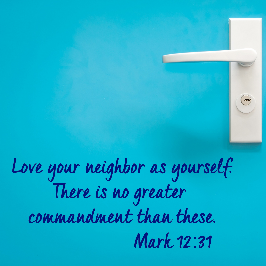 Love your neighbor as yourself, Mark 12:31 decal, Christian decal – The ...