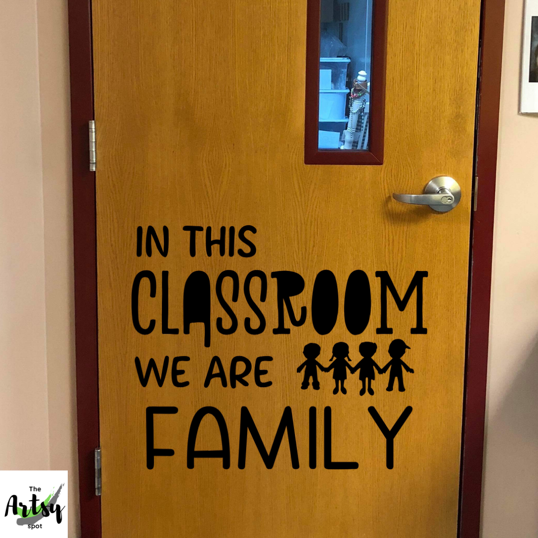 In this classroom we are family, Kindergarten classroom door, Preschool ...
