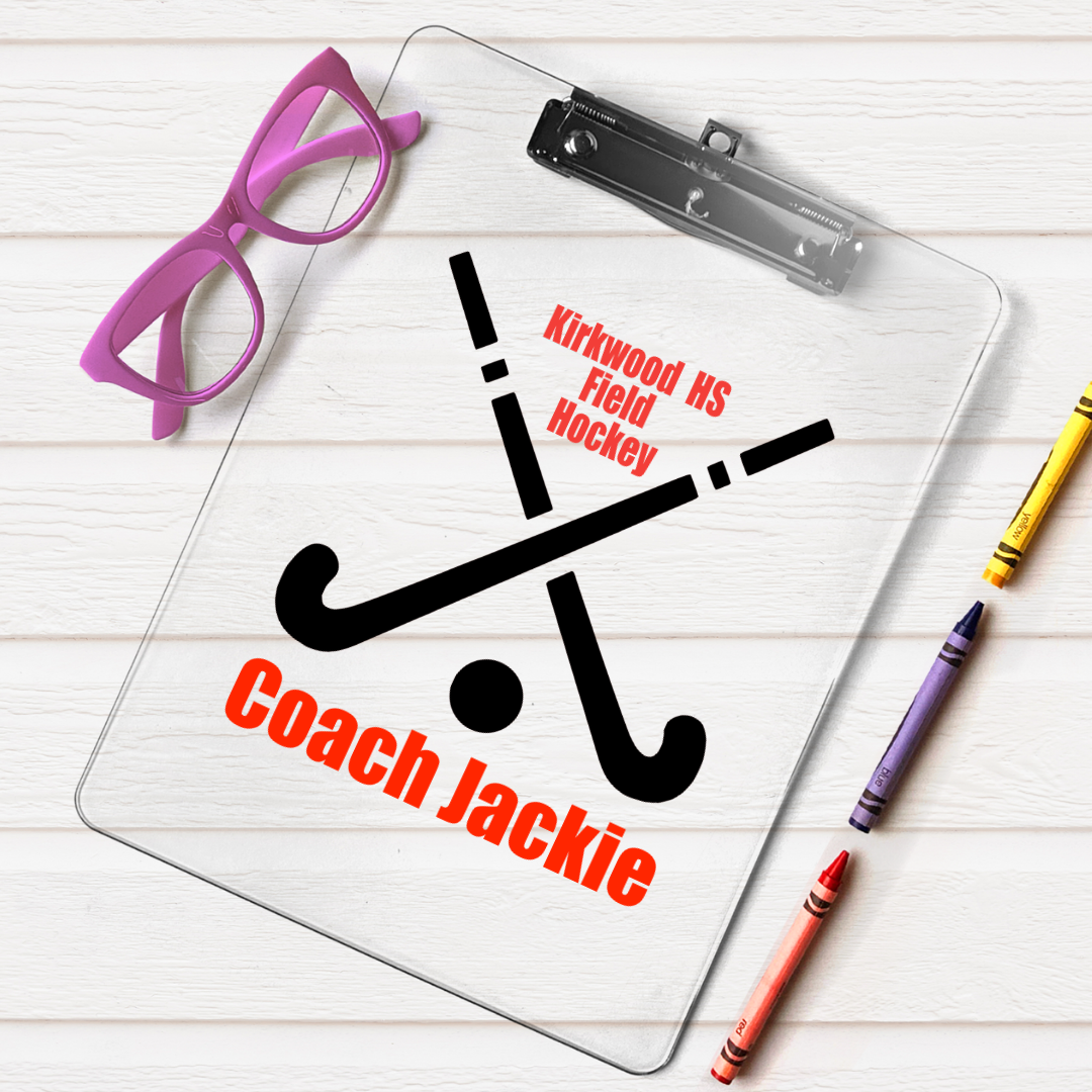 Field Hockey Clipboard, field hockey coach gift idea – The Artsy Spot