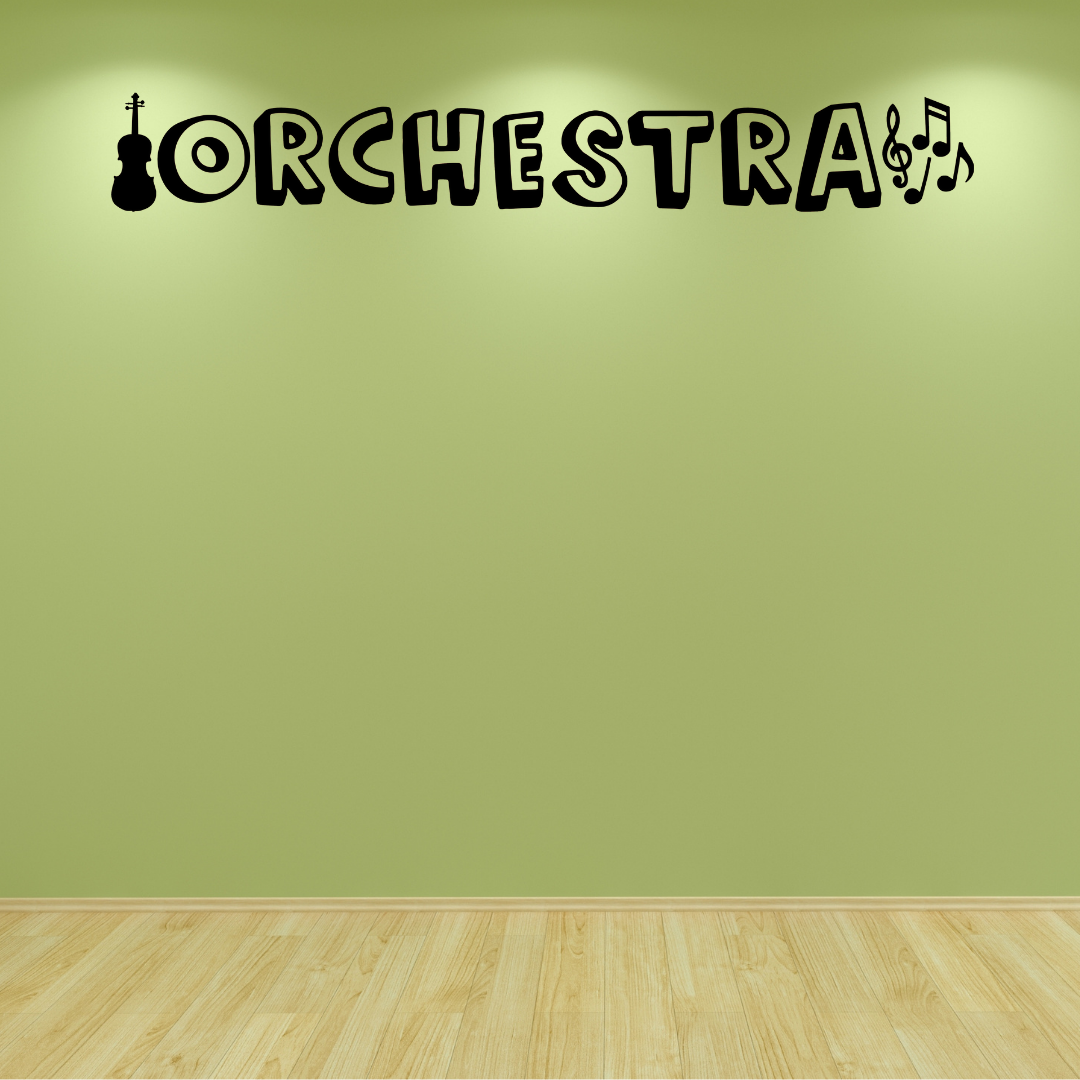 Orchestra Decal, Orchestra classroom decor – The Artsy Spot
