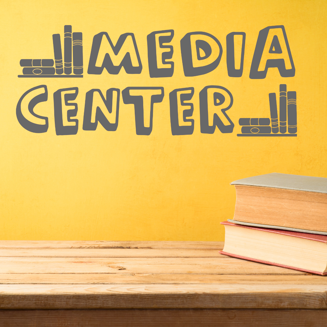 Media Center decal, School media center wall decor, school library wall ...