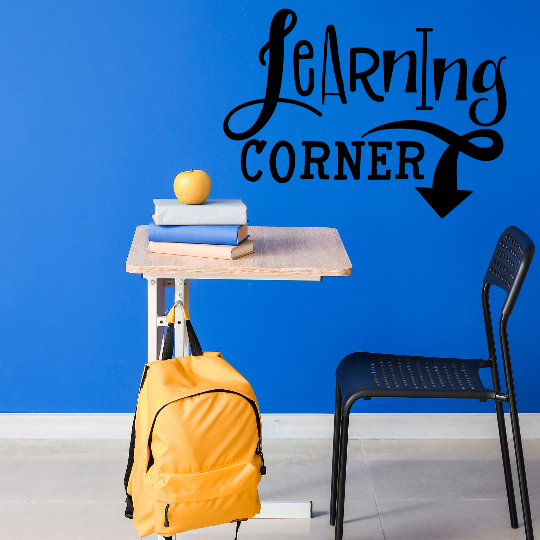 Learning Corner Decal, Educational decal for Classroom decor ...