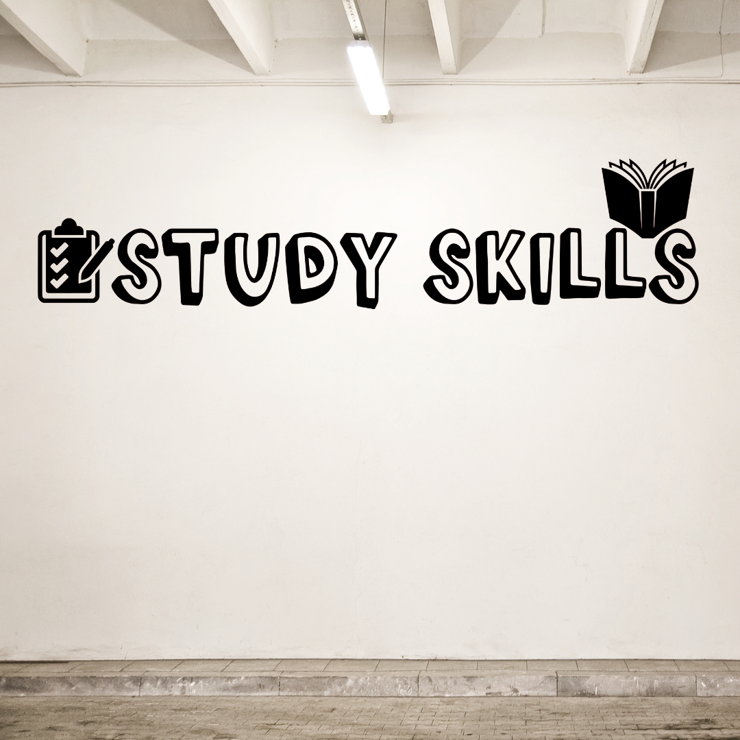 Study Skills decal, Study Skills Teacher door Decal, High School decor ...