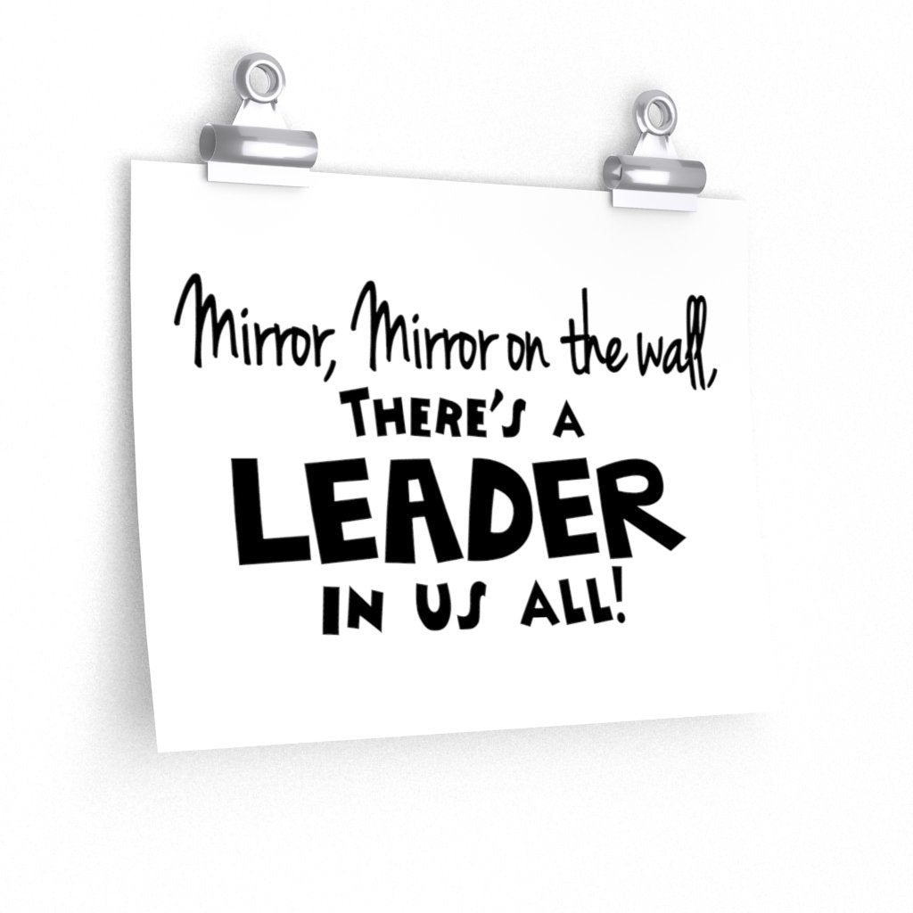 Motivational school poster for a Leader in me school – The Artsy Spot