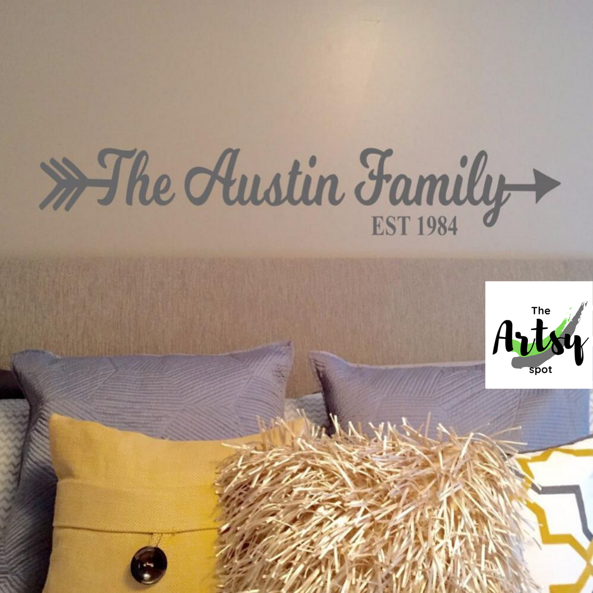 Family Name wall decal, tribal decor, decal for family picture wall ...