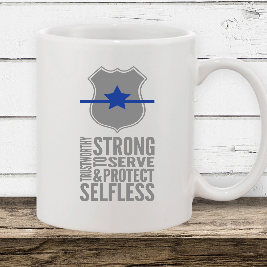 Police Officer Coffee Mug Design Gift - The Artsy Spot