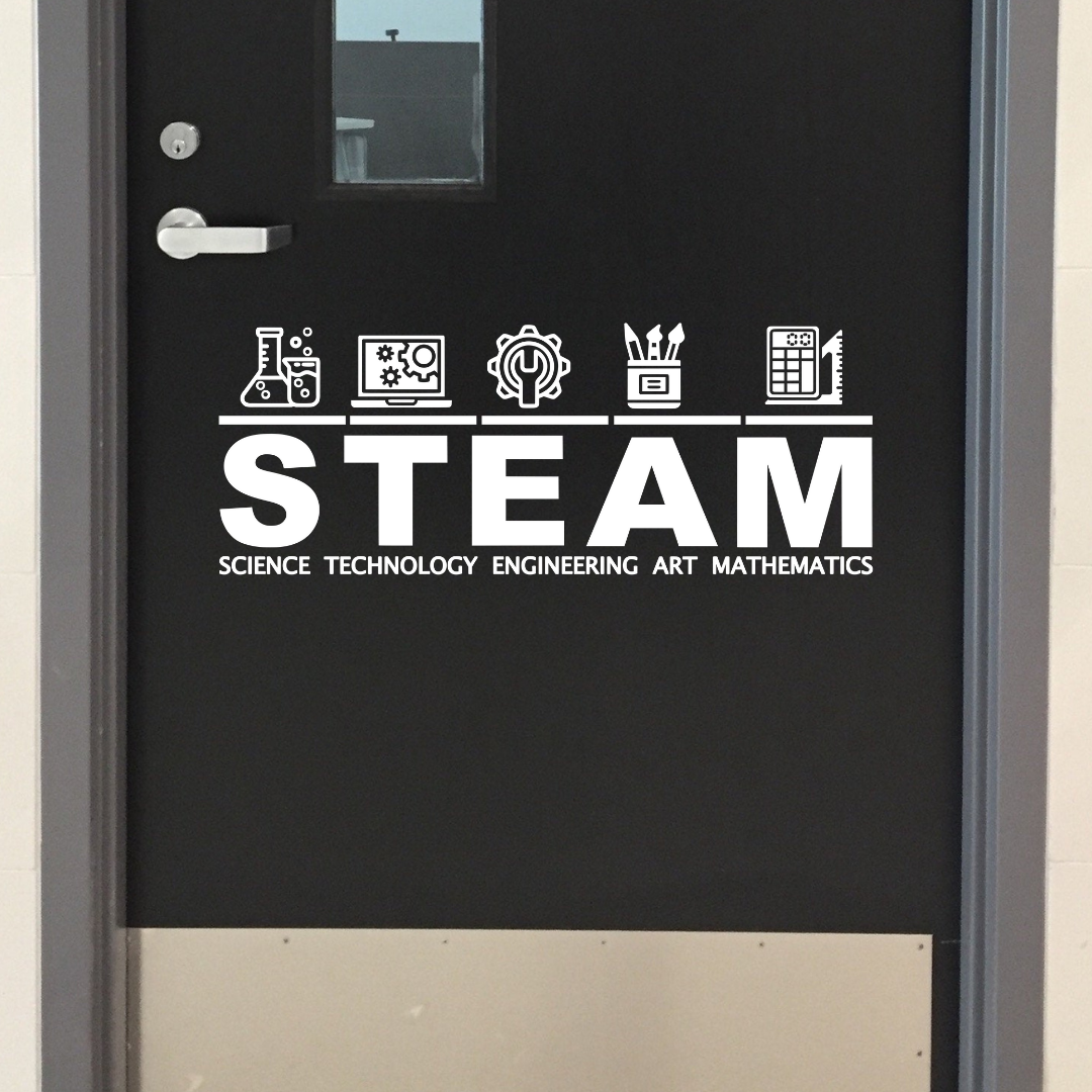 STEAM classroom decal, STEM school, STEAM school decorations – The ...