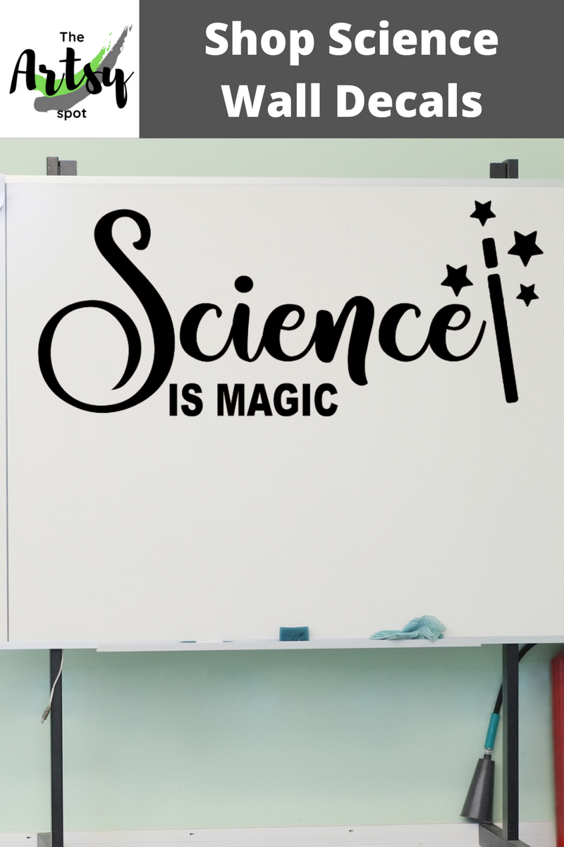 Science is Magic, decal, Science classroom door wall decor – The Artsy Spot