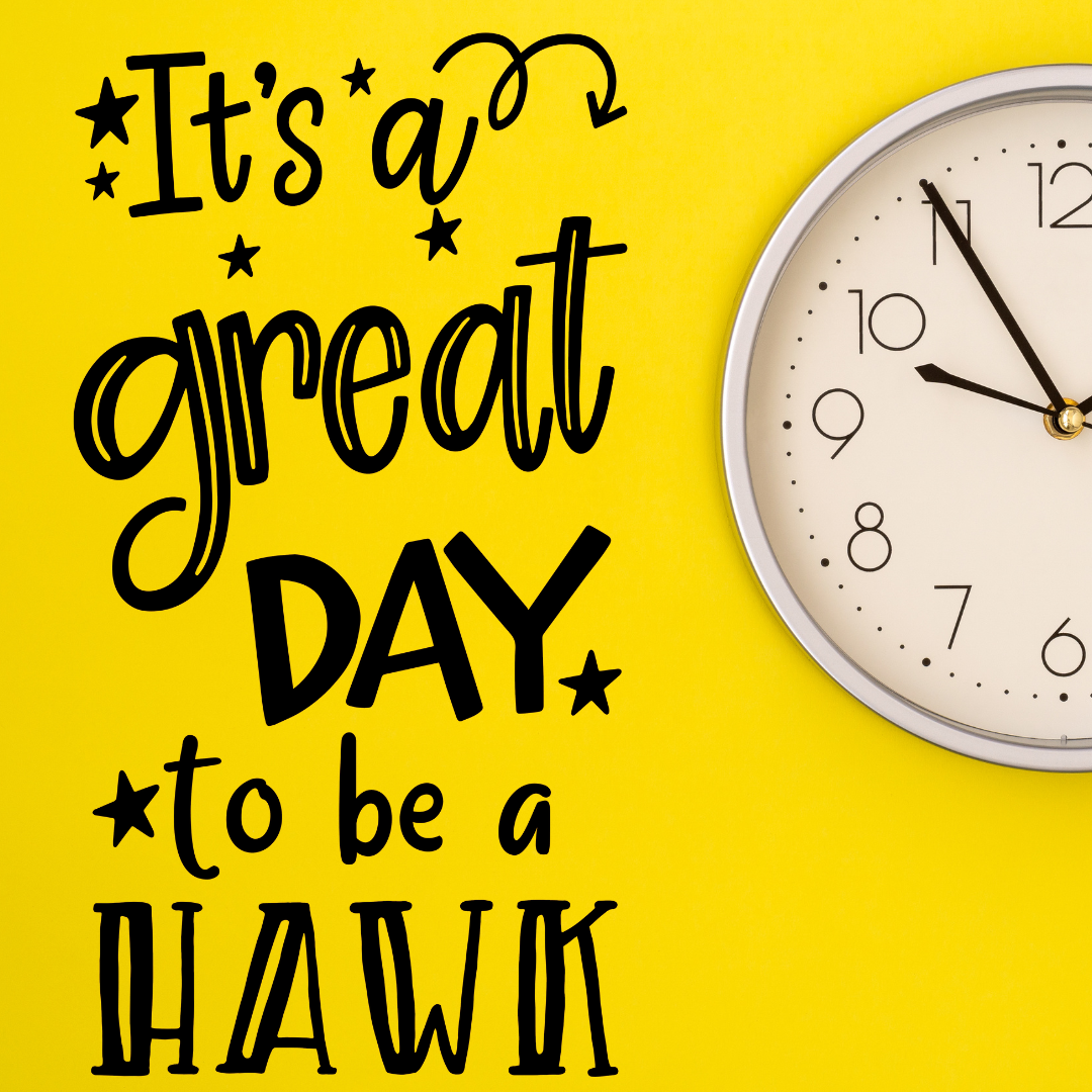 It's a great day to be a Hawk decal, Hawk mascot decor, Hawk theme ...