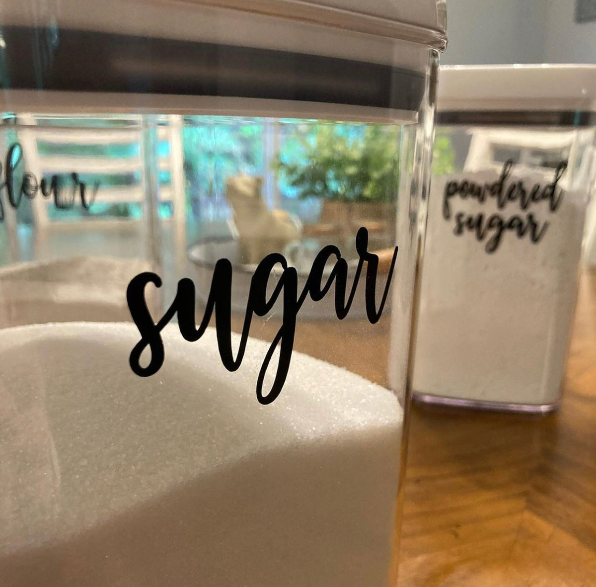 Canister labels, pantry labels home edit labels - The Artsy Spot